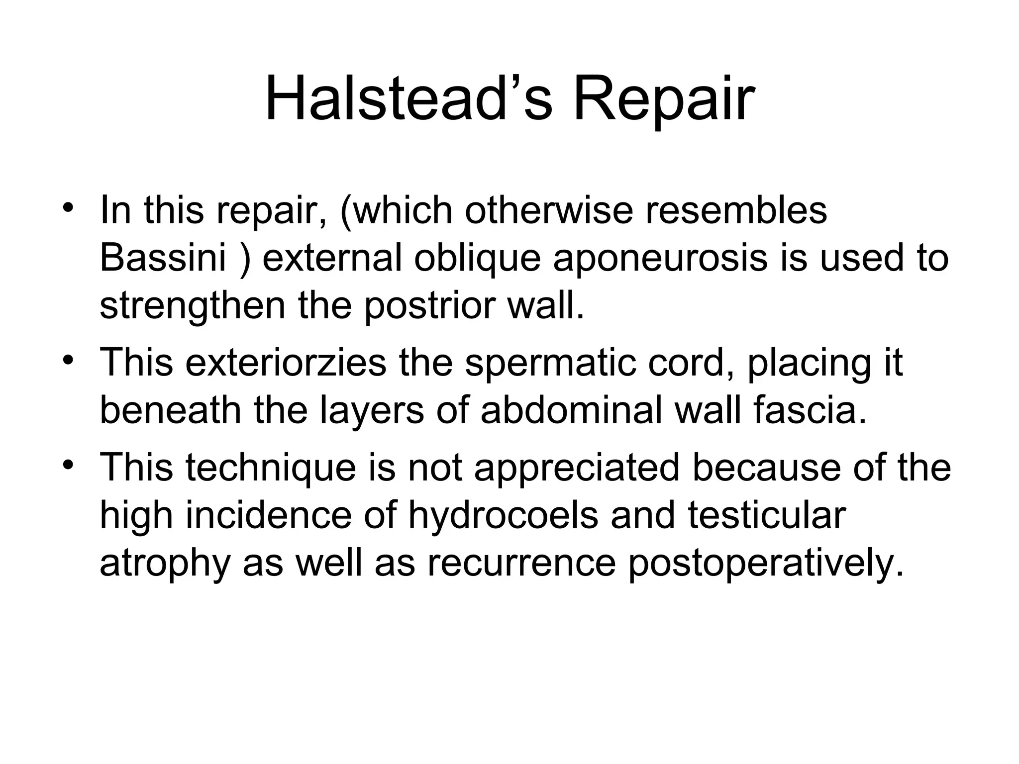 Management of inguinal hernia | PPT
