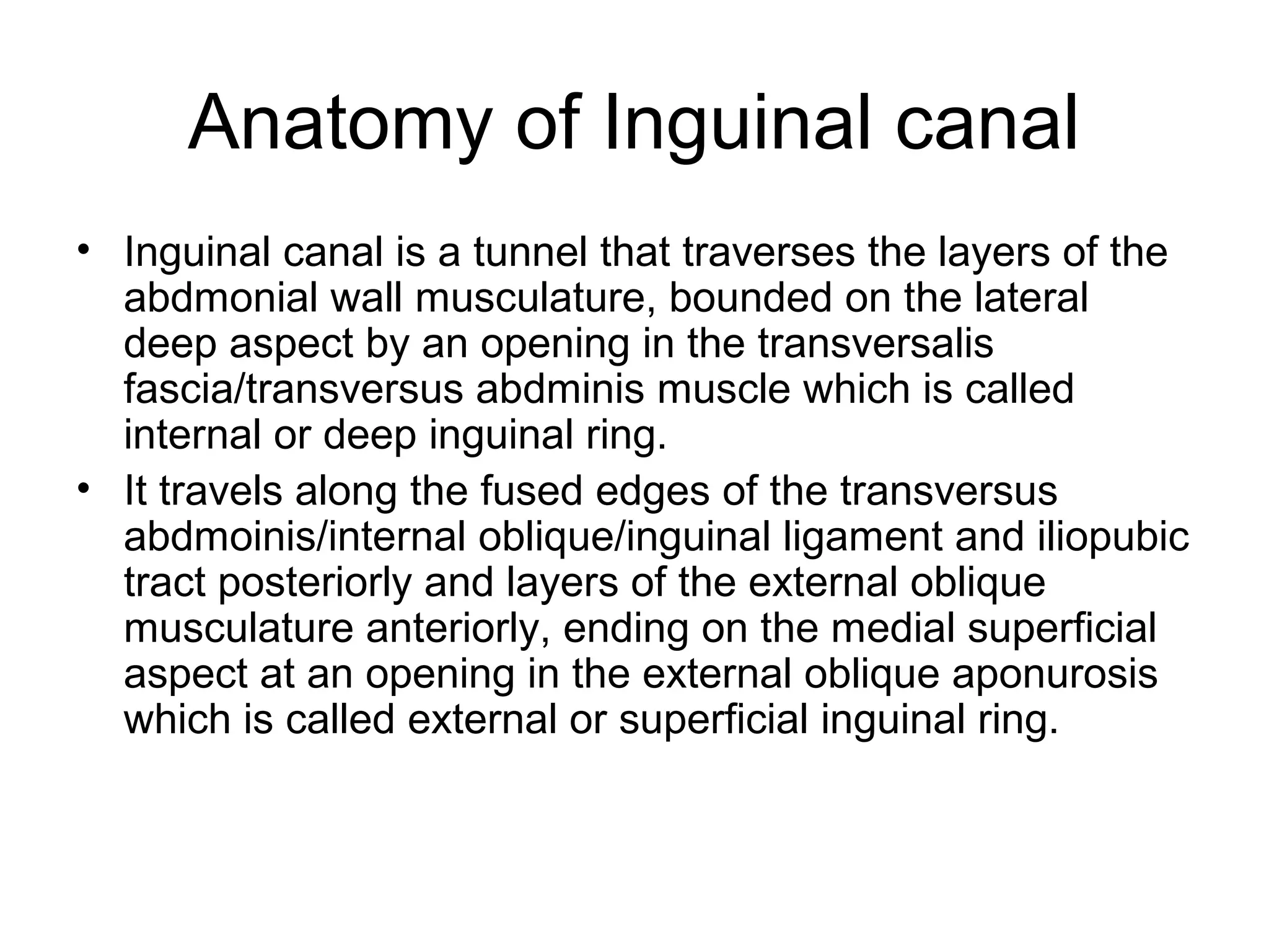 Management of inguinal hernia | PPT