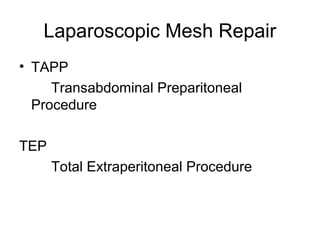 Management of inguinal hernia | PPT