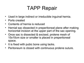 Management of inguinal hernia | PPT