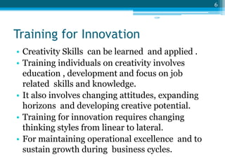 Management of Innovation | PPTX