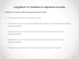 Management of inpatient hyperglycemia | PPT