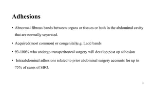 Management of Intestinal Obstruction in Adult By Bedru.pptx