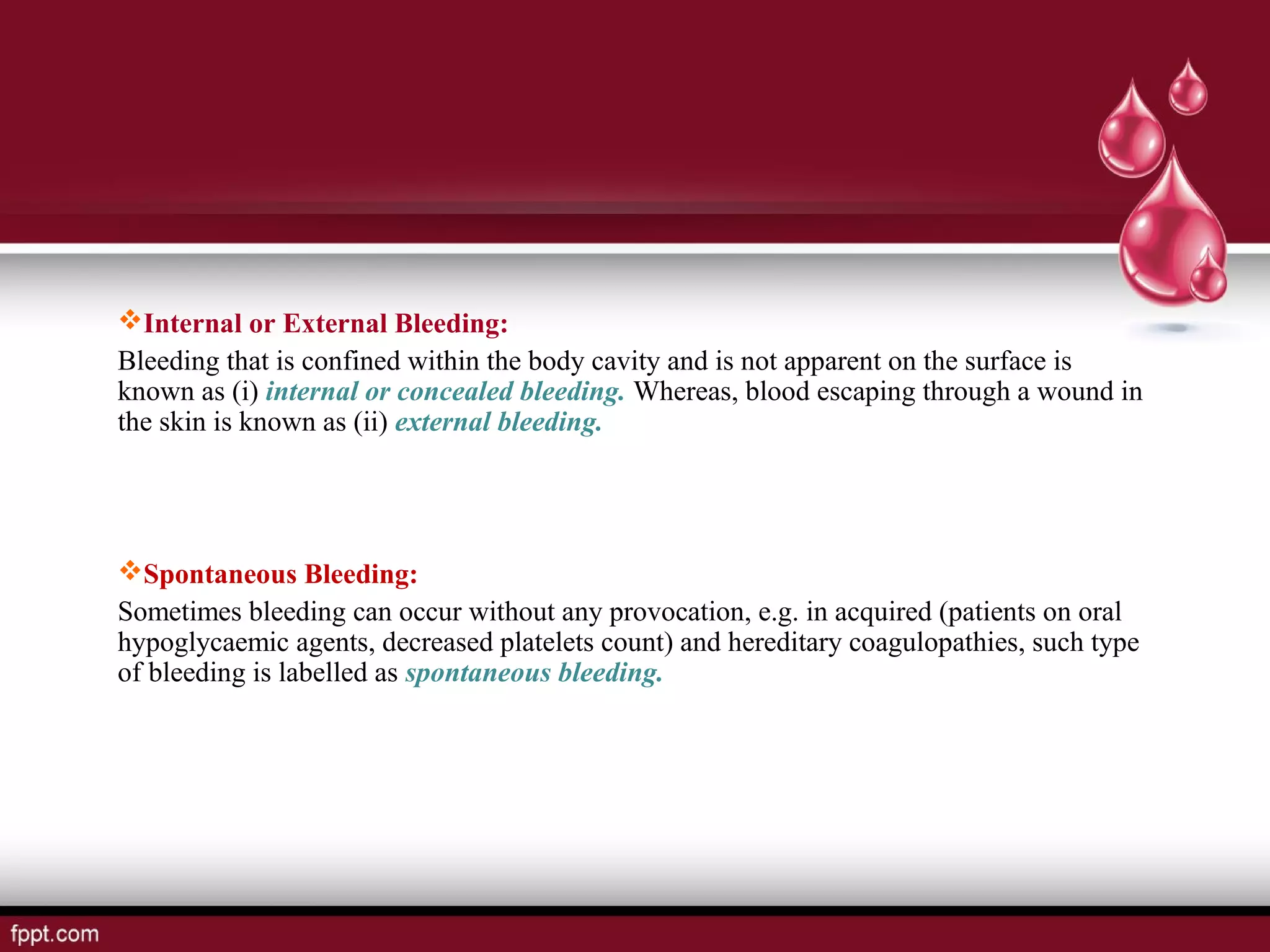 Management of intraoral bleeding | PPT