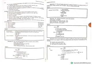 management of inventory LECTURE NOTES FOR PRACTICE | PDF