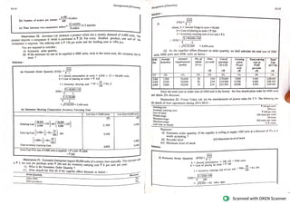 management of inventory LECTURE NOTES FOR PRACTICE | PDF