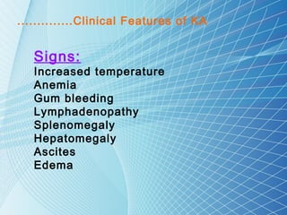 Management of ka&pkdl by dr shahjadaselim | PPT