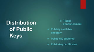 Management of KEY in Cryptography and cybersecurity.pptx