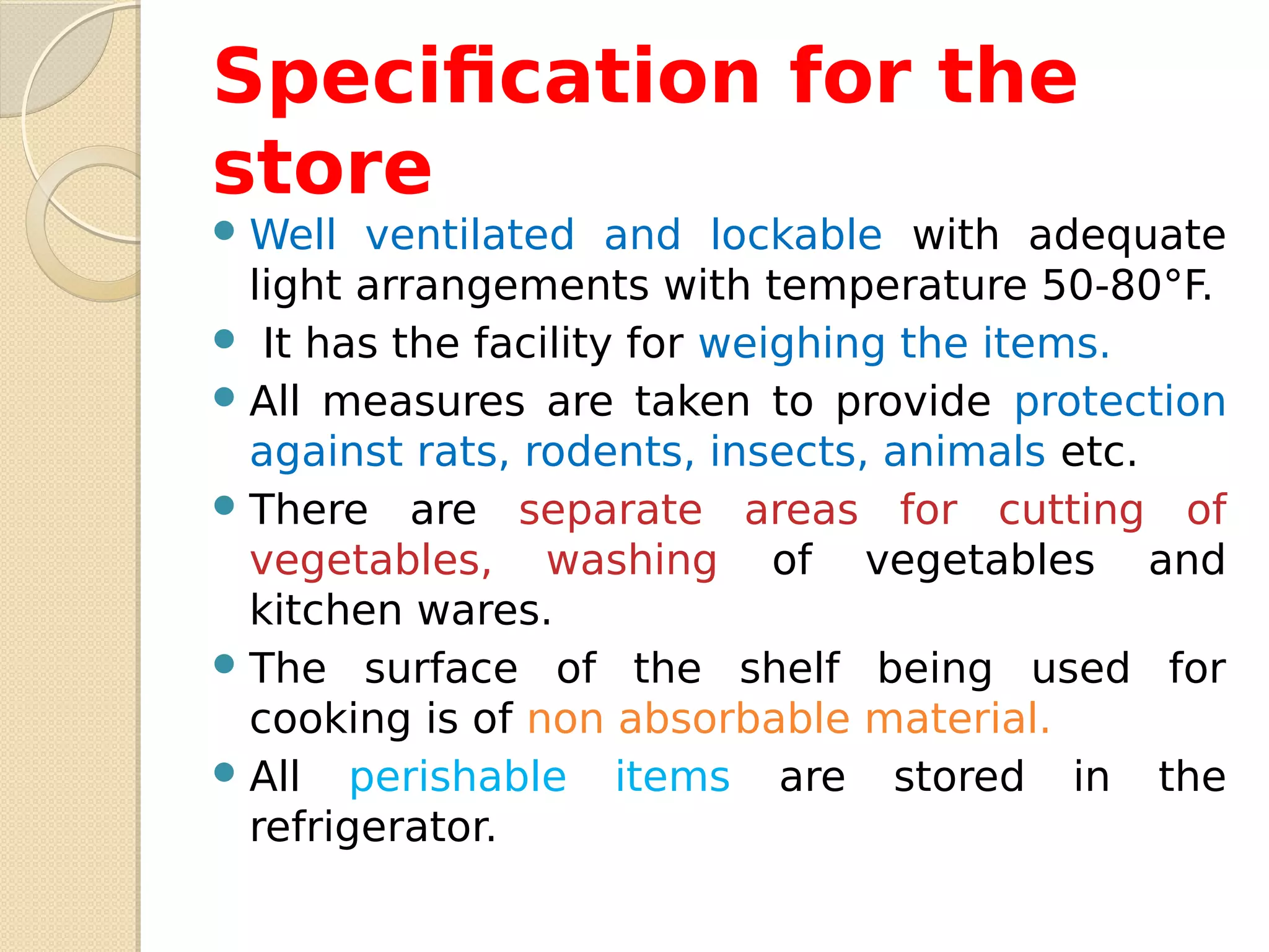 Management of kitchen and dietary services | PDF
