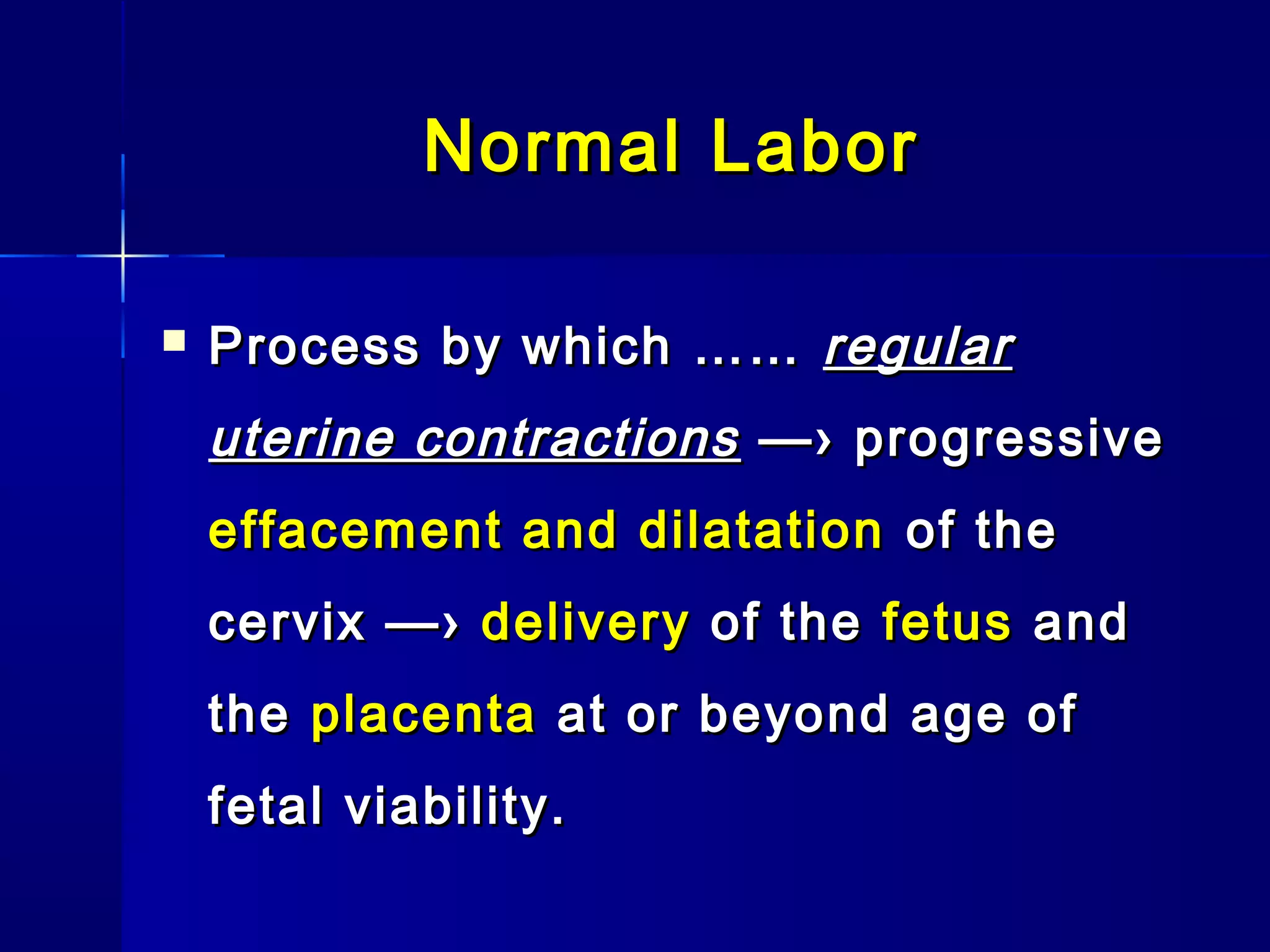 Management of Labor- 1st ,2nd and 3rd stages | PPT