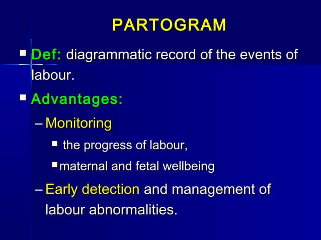 Management of labor stages | PPT