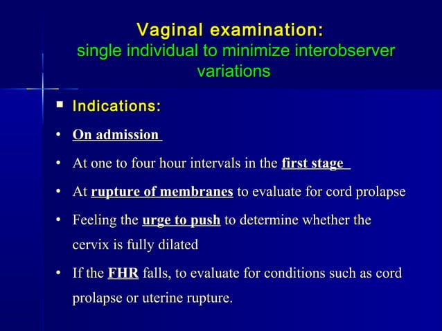 Management of labor stages | PPT
