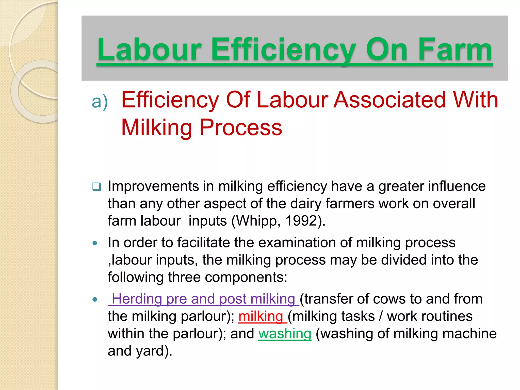 Management of labours of the farm and labour | PPTX