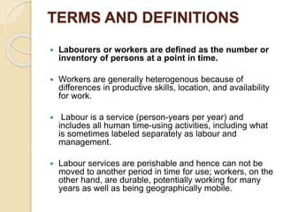Management of labours of the farm and labour | PPTX