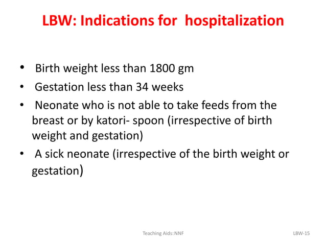 Management of LBW Babies | PPTX | Pregnancy | Reproductive Health