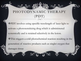 Management of leukoplakia | PPTX