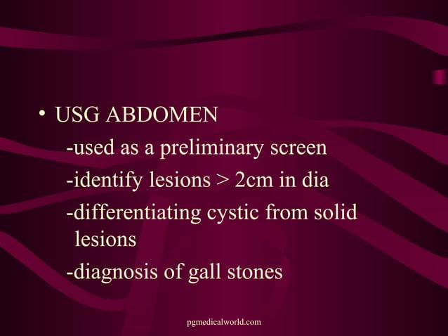 Management of liver abscess | PPT