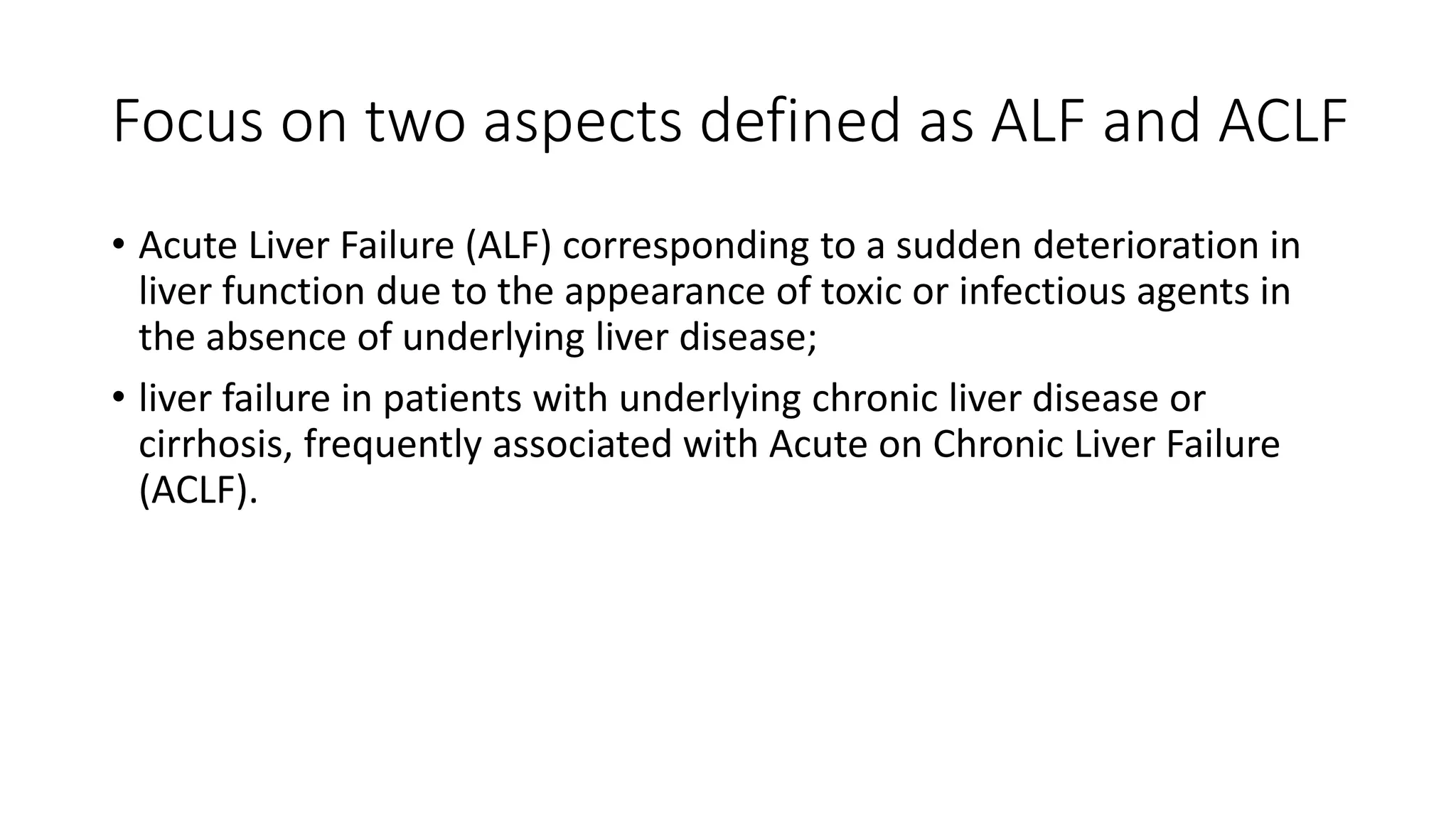 Management of liver failure in general intensive care | PPTX
