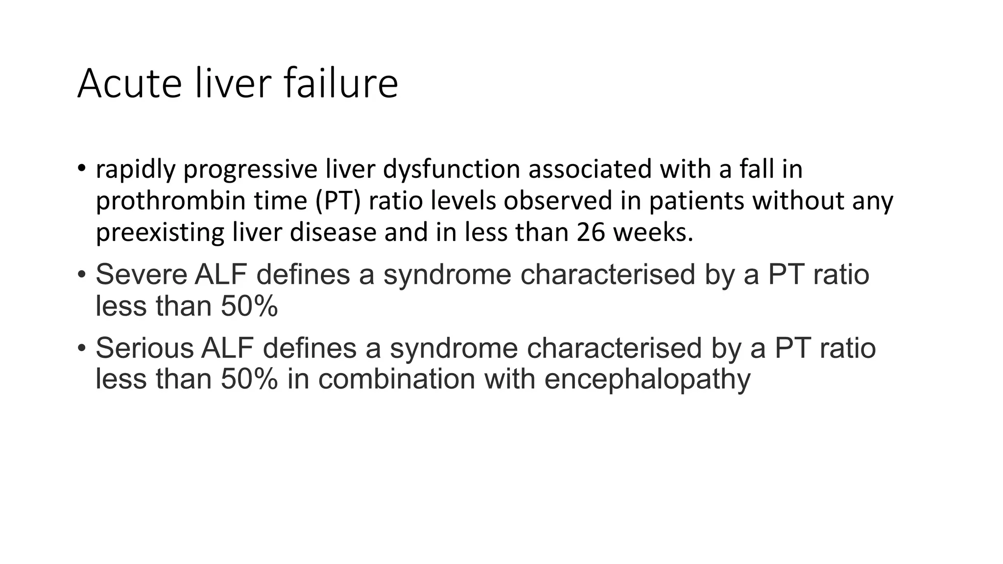 Management of liver failure in general intensive care | PPTX