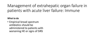 Management of liver failure in general intensive care | PPTX