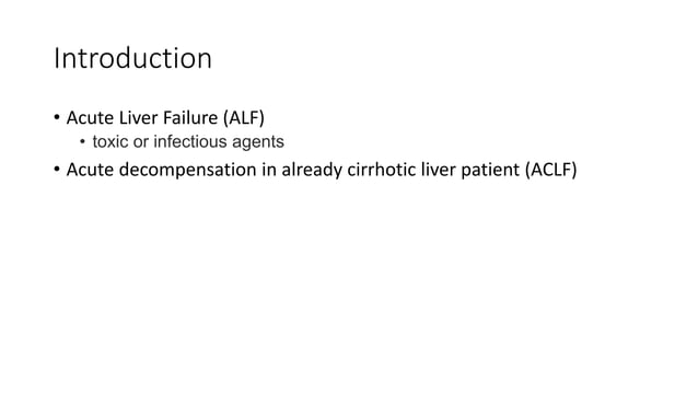 Management of liver failure in general intensive care | PPTX ...