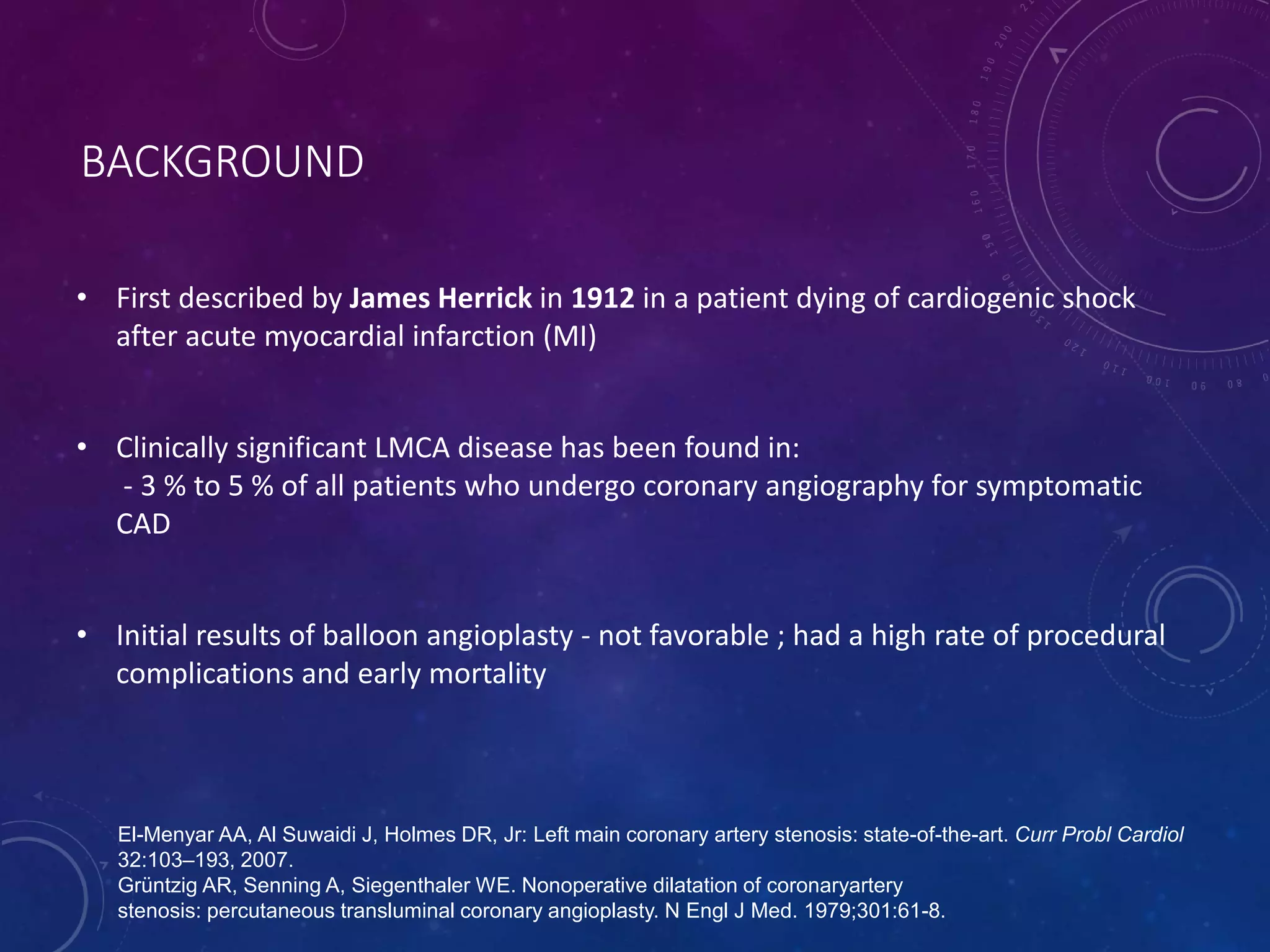 Management of LMCA ds | PPTX