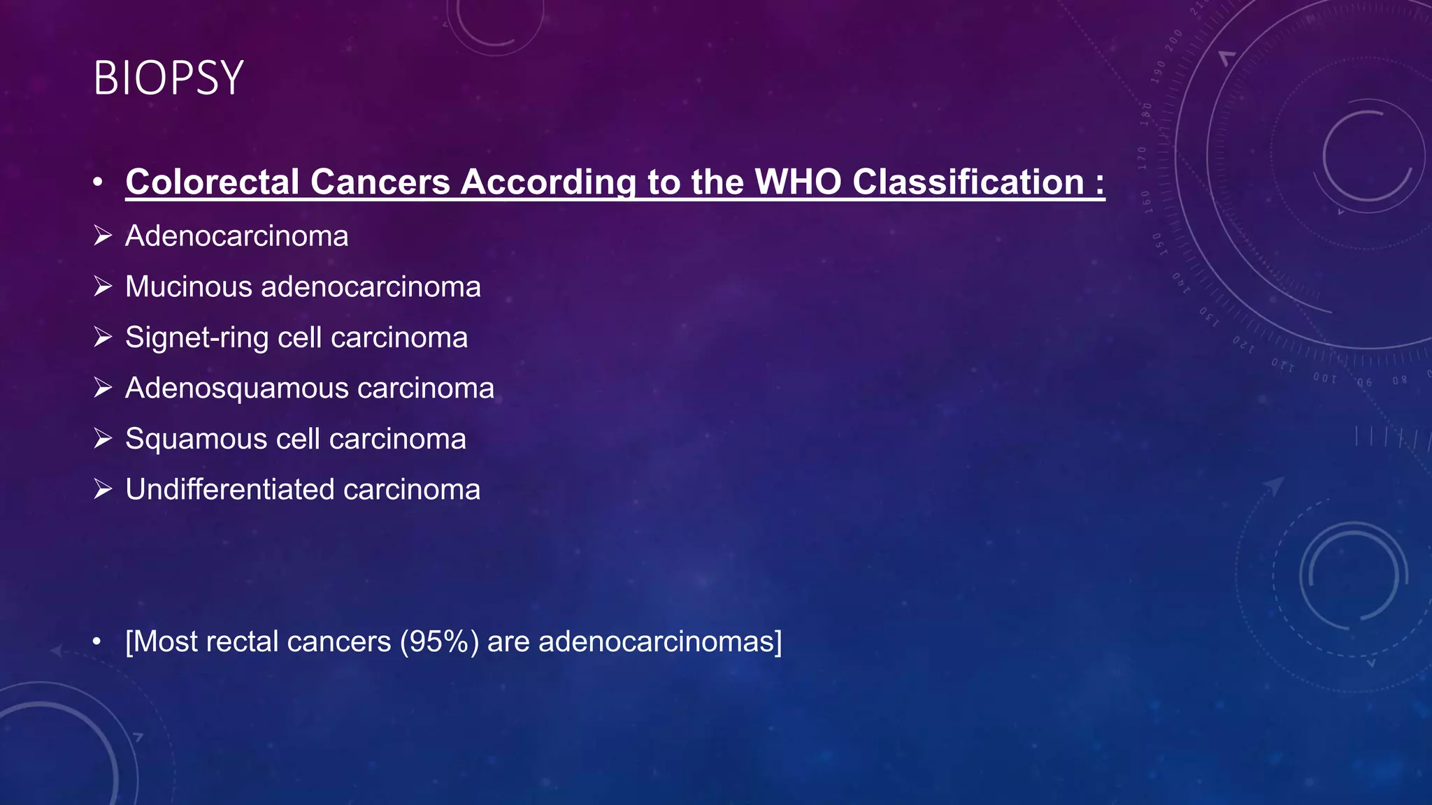 Management of locally advanced rectal cancer | PPTX