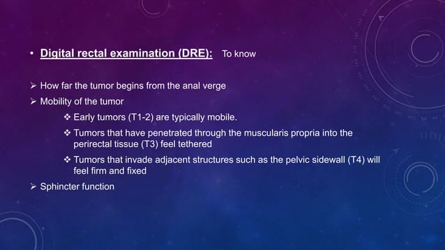 Management of locally advanced rectal cancer | PPTX