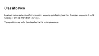 Management of Low Back Pain - Segun Oniyide.pptx