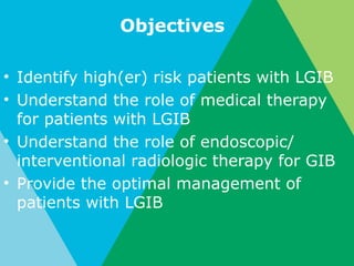 Managementof lowergib 2018 | PPT | Blood Disorders | Diseases and ...