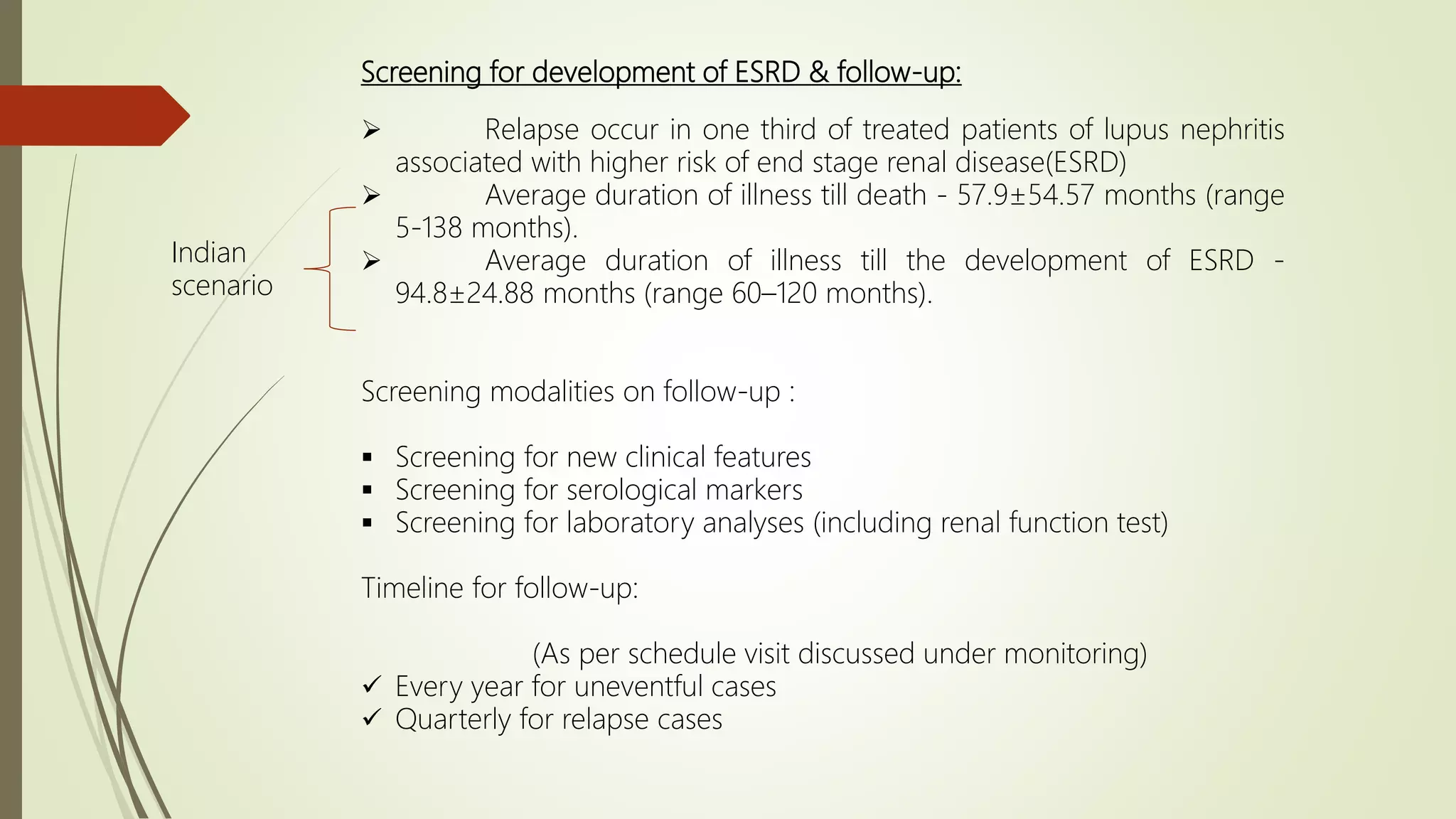 Management of lupus nephritis | PPTX