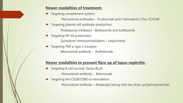 Management of lupus nephritis | PPTX | Blood Disorders | Diseases and ...