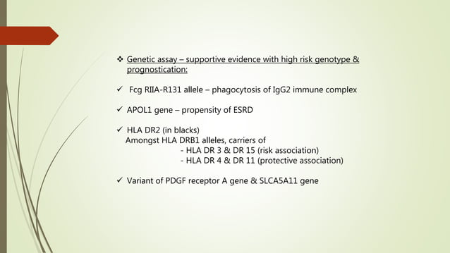 Management of lupus nephritis | PPTX | Blood Disorders | Diseases and ...
