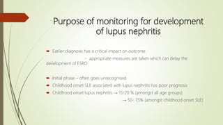Management of lupus nephritis | PPTX