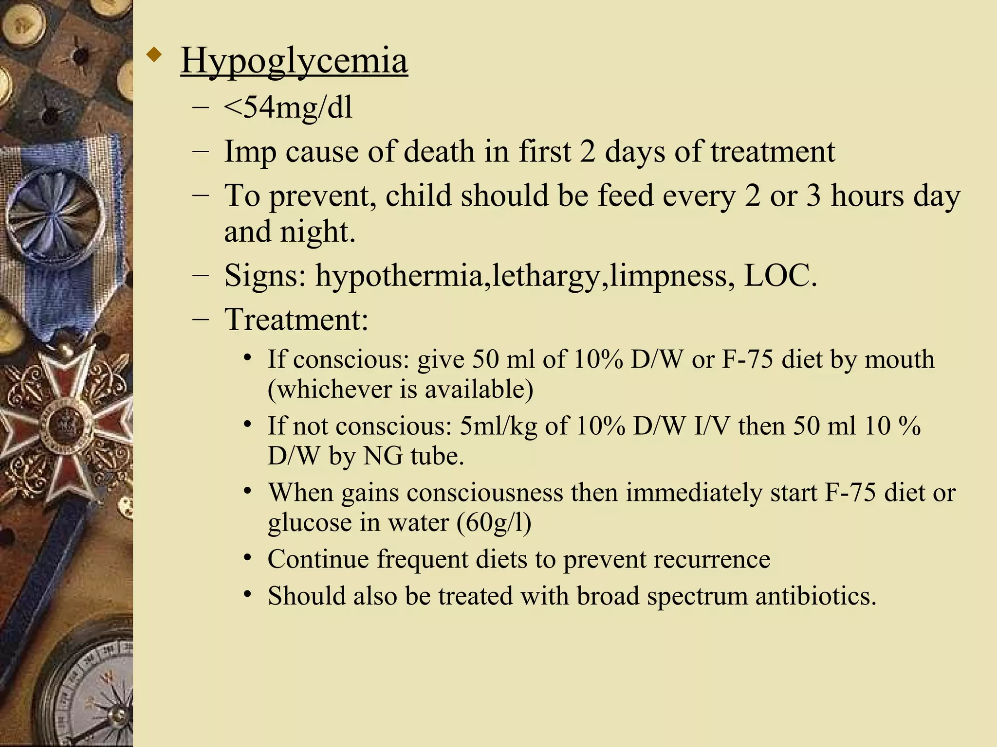 Management of malnutrition | PPT