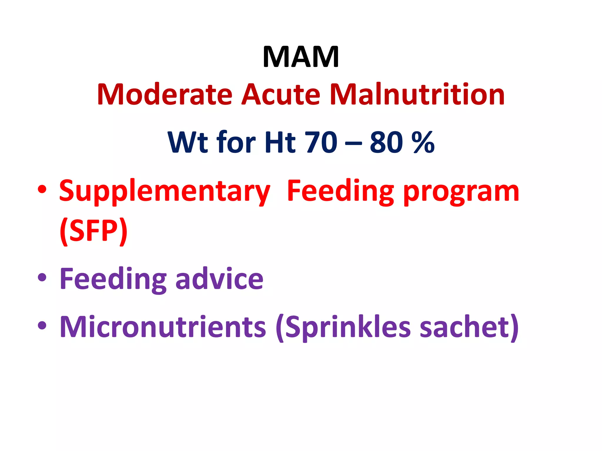 Management of malnutrition 2019 | PPTX