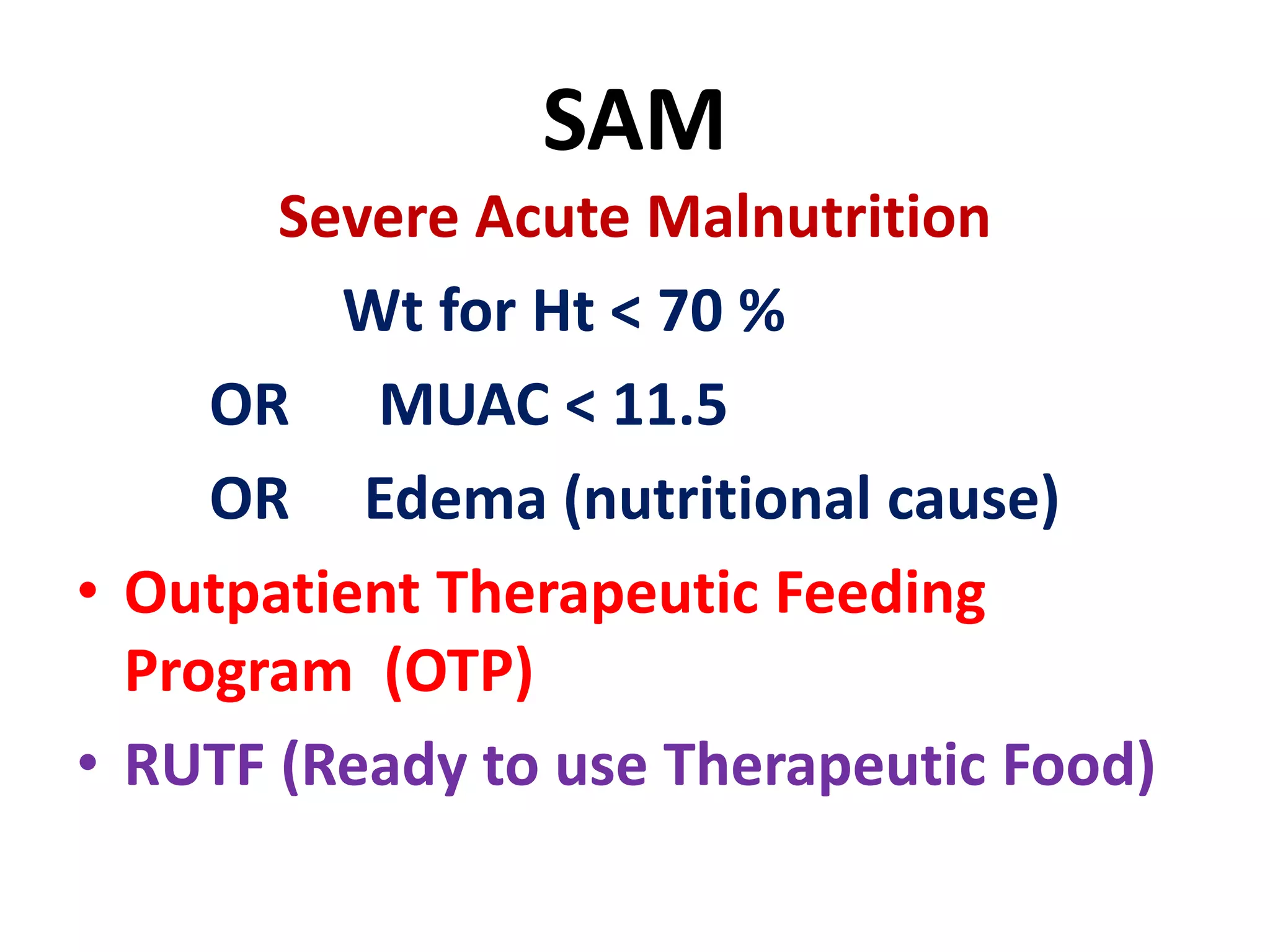 Management of malnutrition 2019 | PPTX