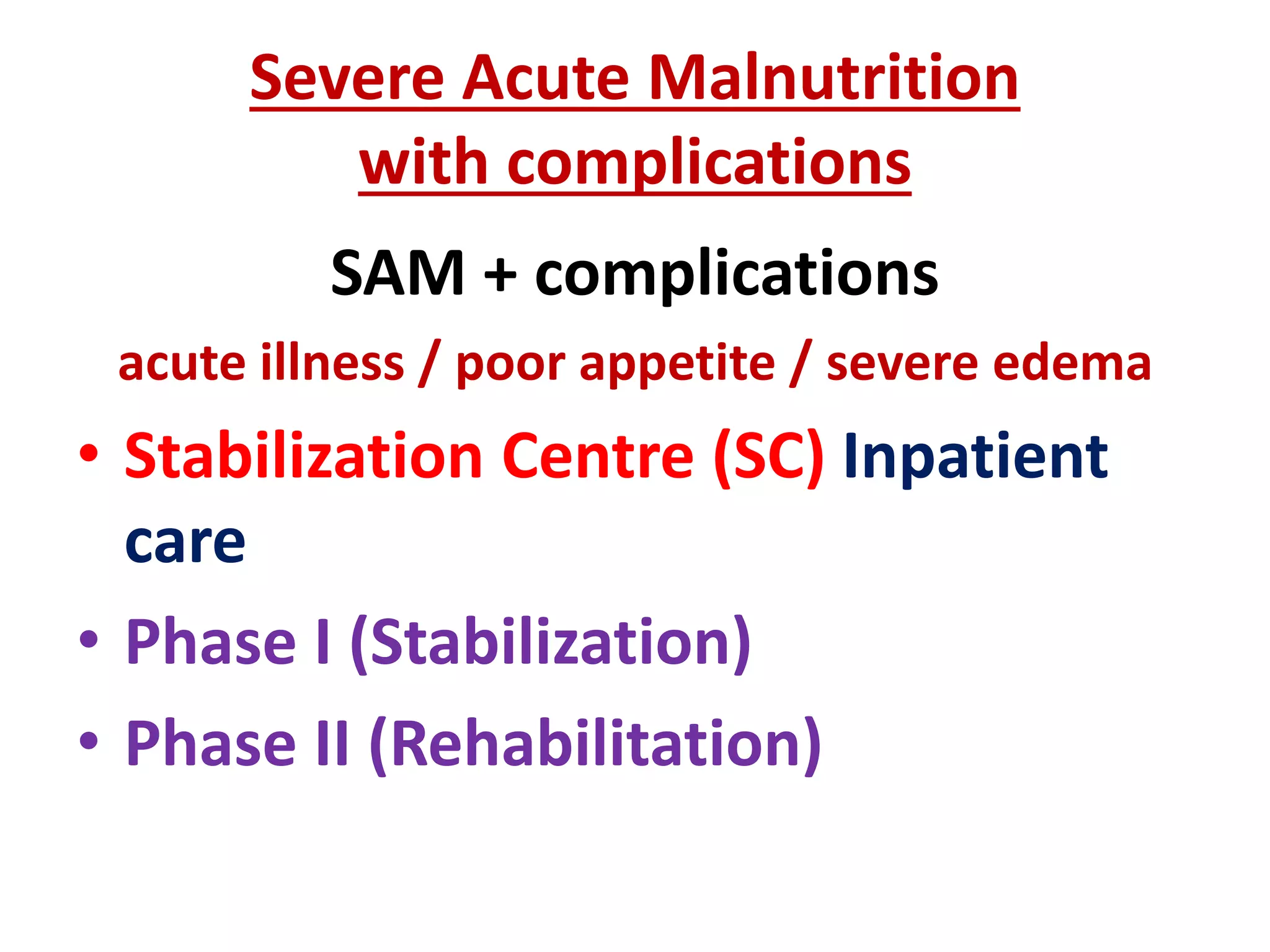 Management of malnutrition 2019 | PPTX
