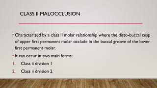 management of malocclusion in orthodontics | PPTX