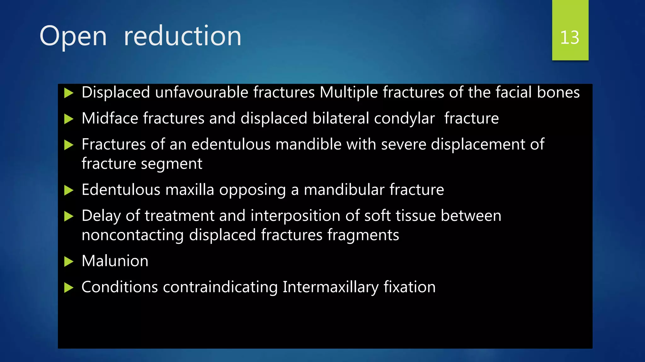 Management of Mandibular Fractures | PPTX