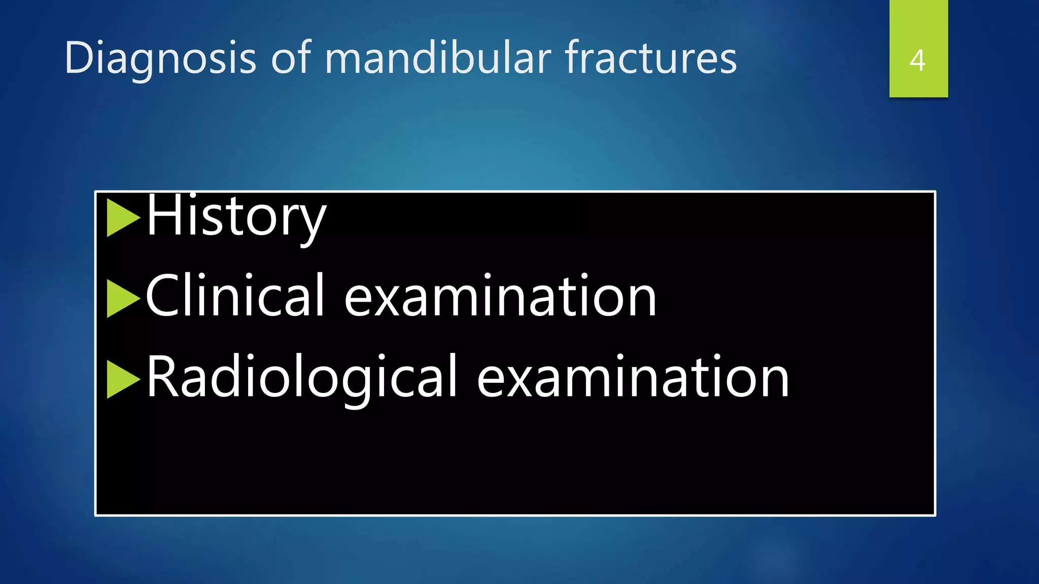 Management of Mandibular Fractures | PPTX
