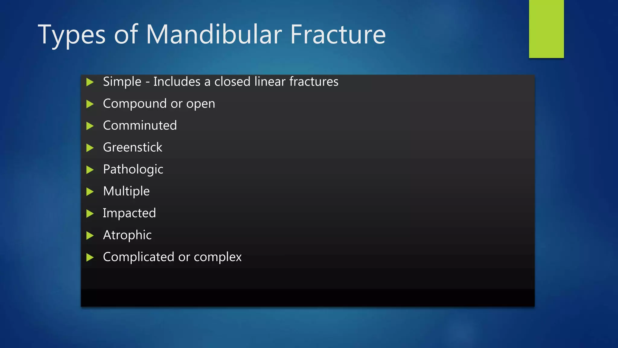 Management of Mandibular Fractures | PPTX