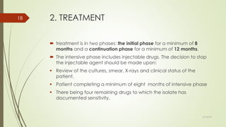 Management of mdr tb and role of pharmacist | PPT