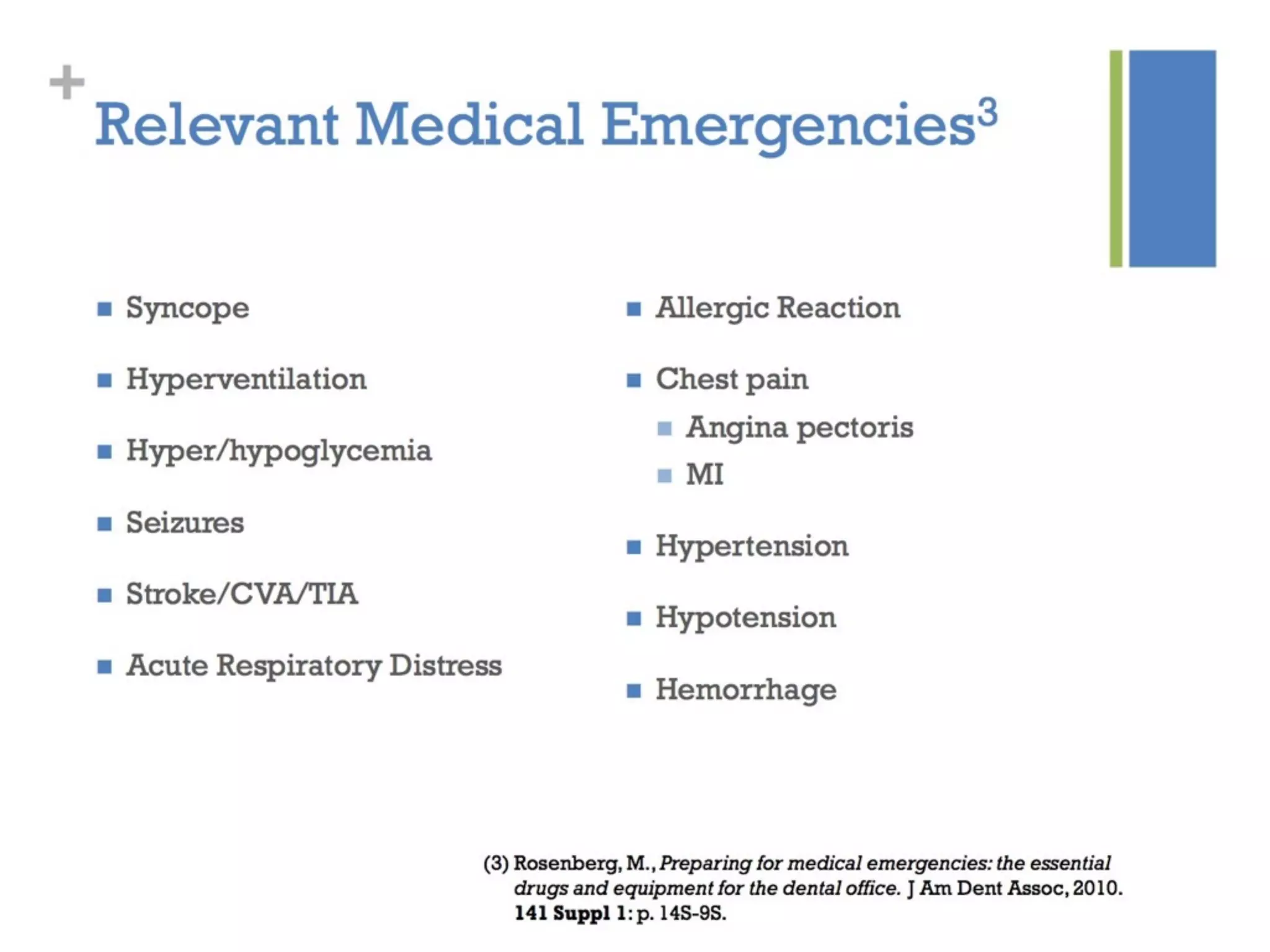 Management of Medical Emergencies in Dental Office | PDF