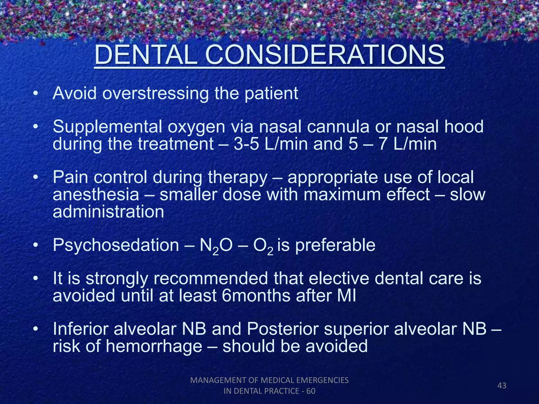 Management of medical emergencies in the dental practice | PPTX