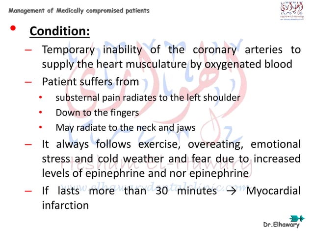 Management of medically compromised patients | PPTX