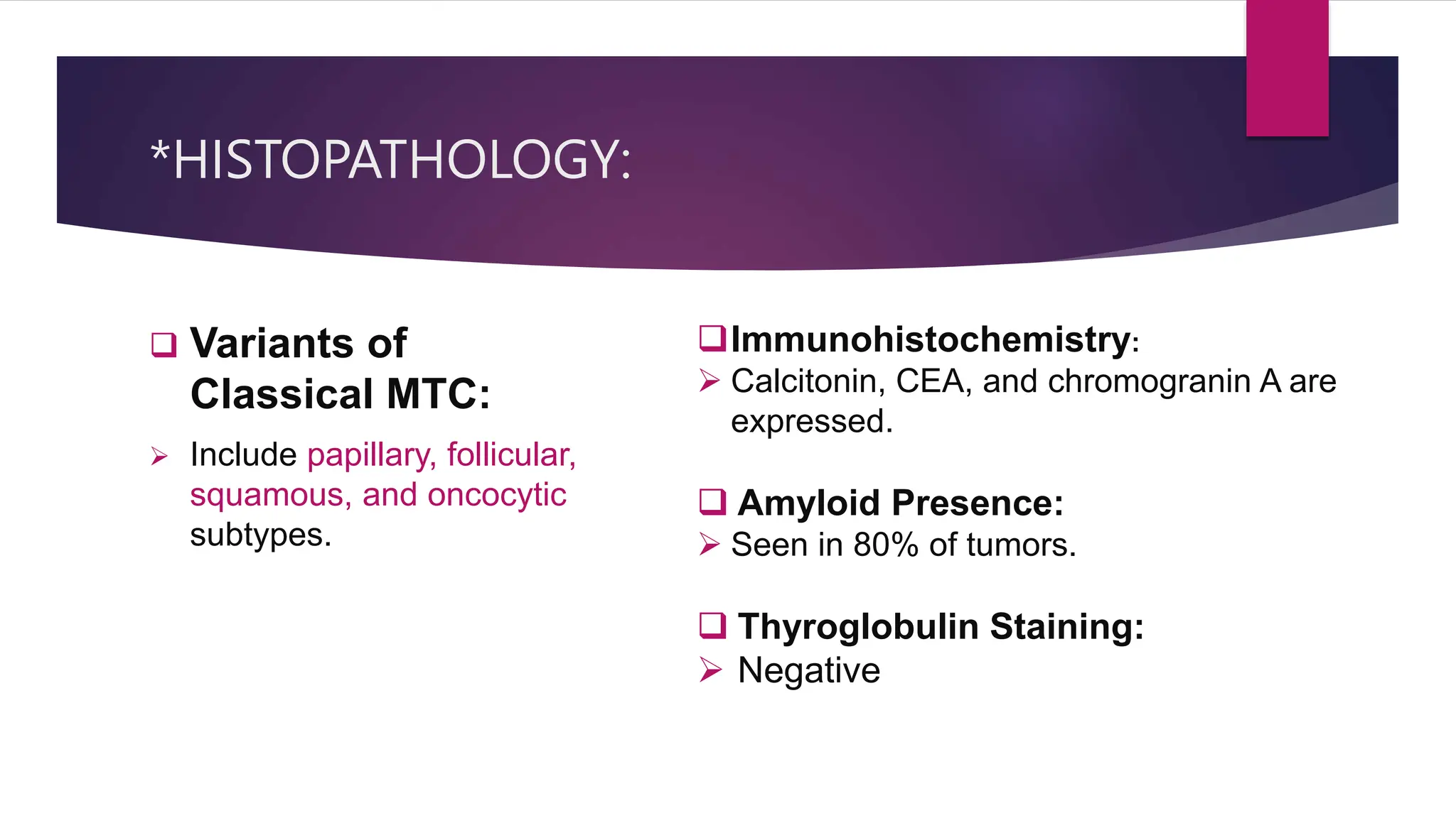 Management of Medullary Thyroid Cancer/anaplastic thyroid cancer ...