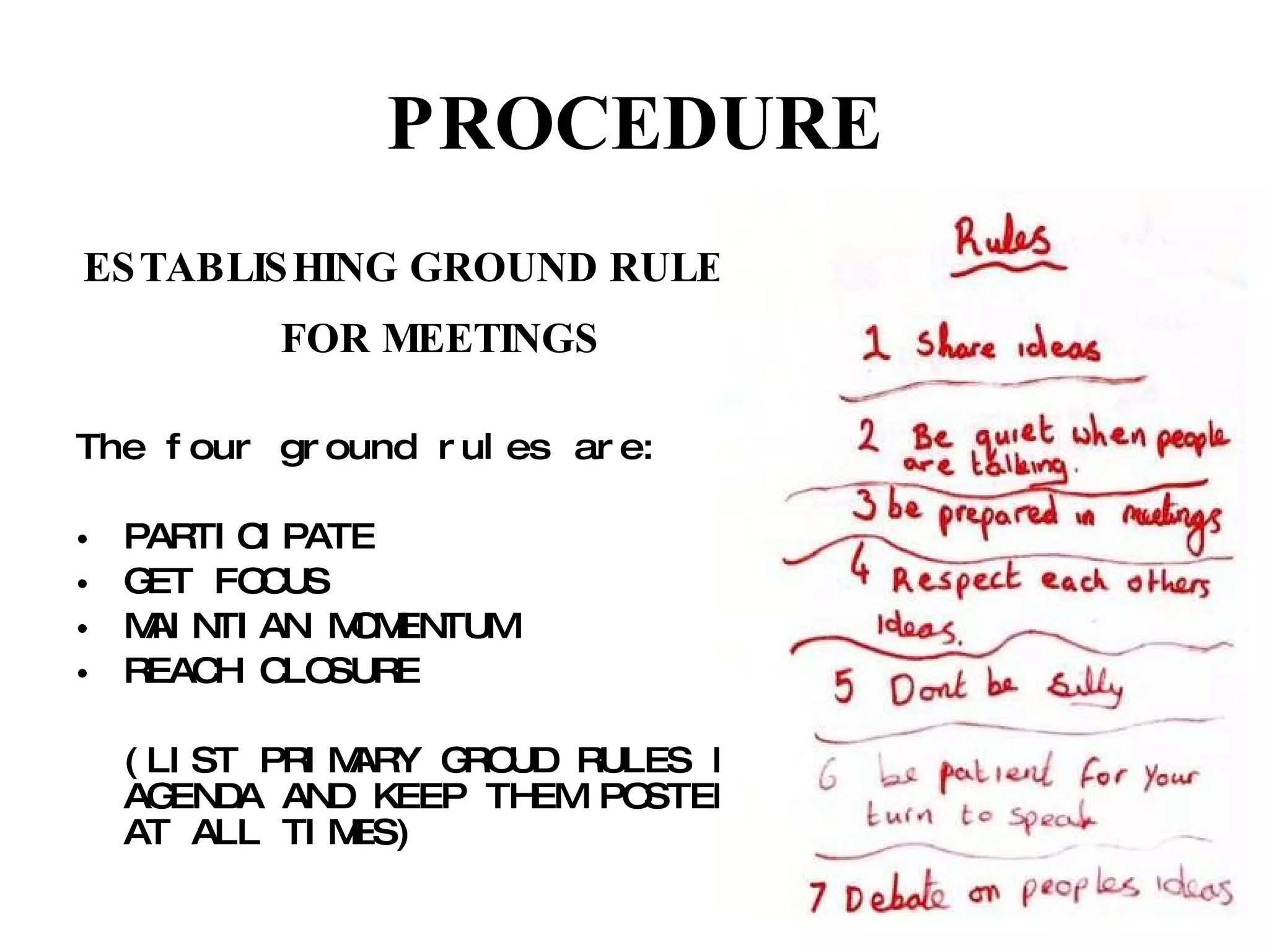 Management Of Meetings | PPT