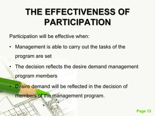 Management of member’s participation | PPT