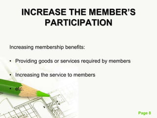 Management of member’s participation | PPT